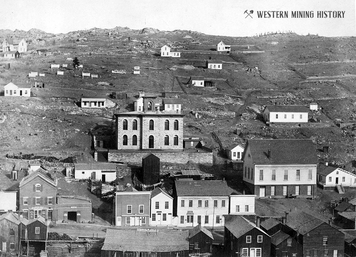 Central City High School Ca 1870s Western Mining History Central City High School Ca 1870s Western Mining History