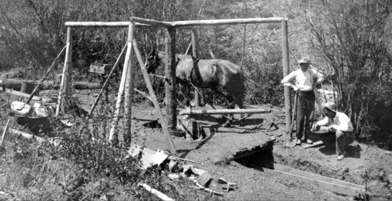 Arrastras Illustrated in These Historical Photos – Western Mining History