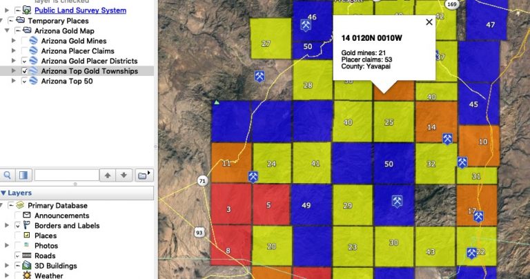 Gold Maps – Western Mining History