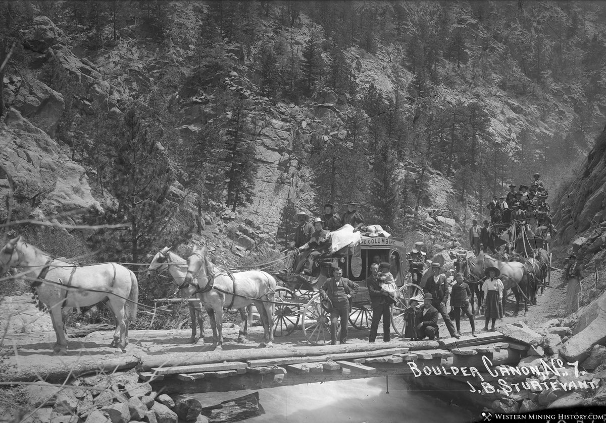 Stagecoach Photos From Mining-Era Colorado – Western Mining History