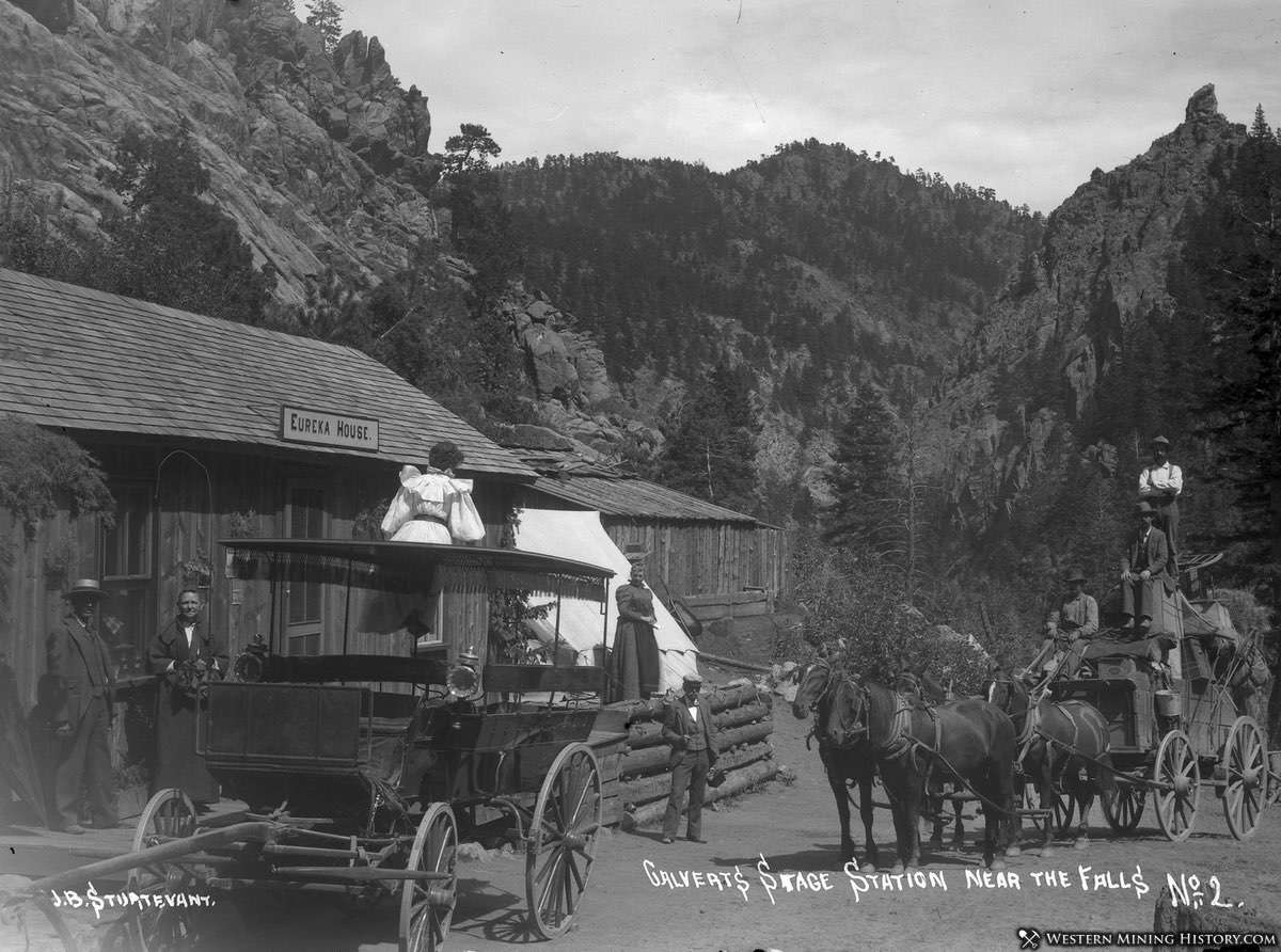 Stagecoach Photos From Mining-Era Colorado – Western Mining History