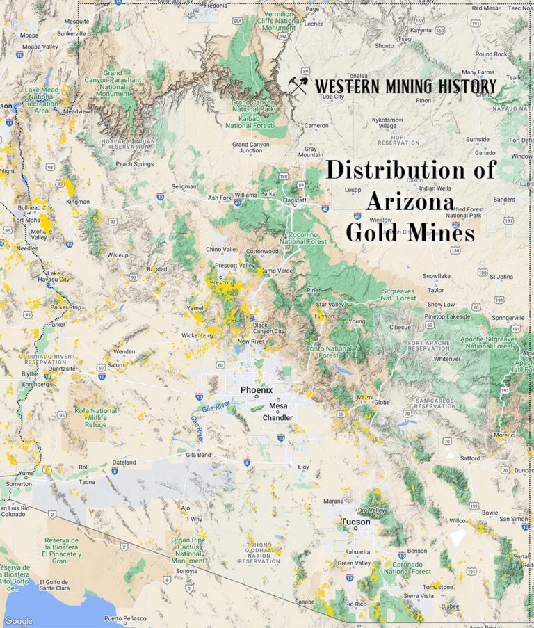 The Top Ten Gold Producing States – Western Mining History