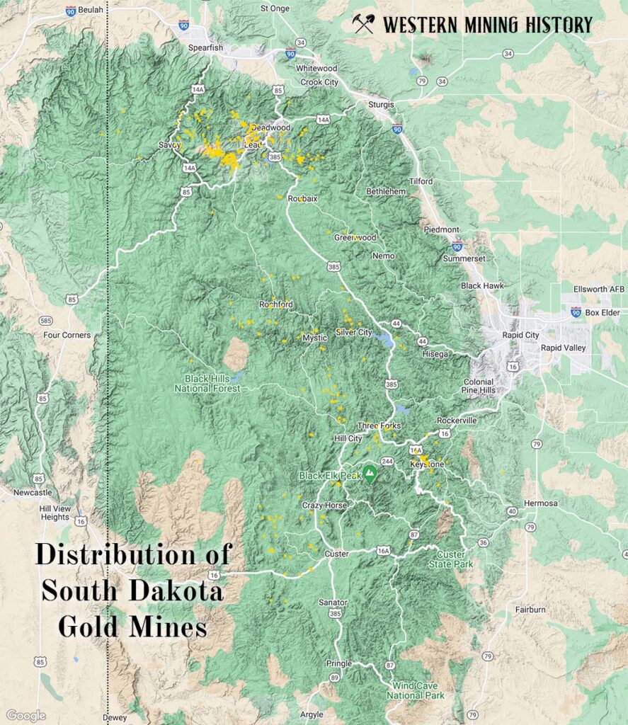 The Top Ten Gold Producing States – Western Mining History
