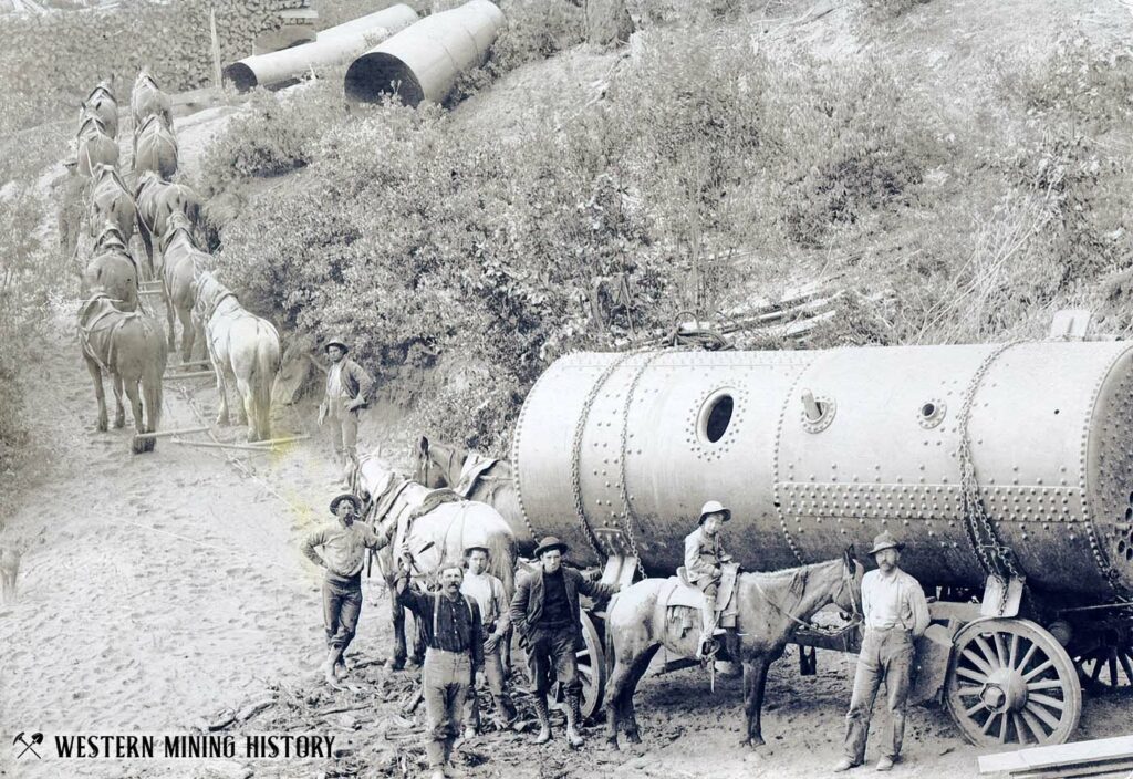 Heavy Freight Wagons of the American West – Western Mining History