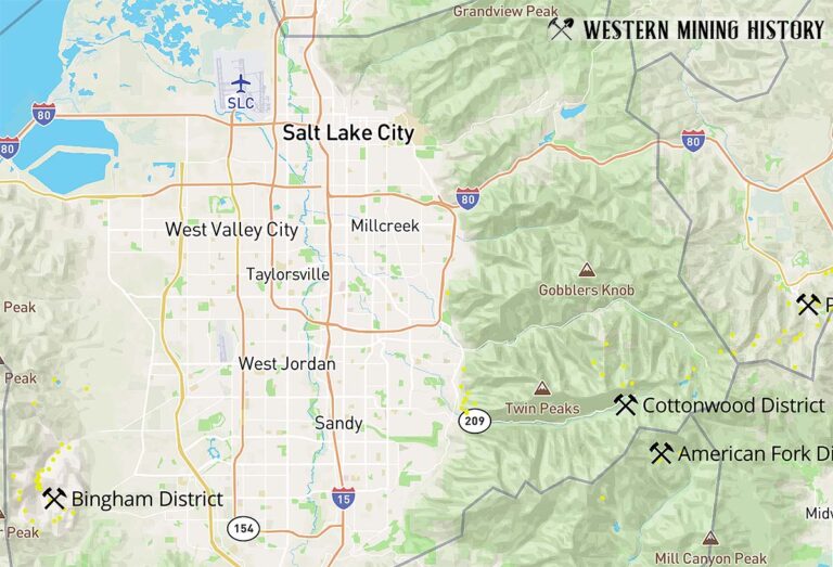 Principal Gold Districts of Utah – Western Mining History