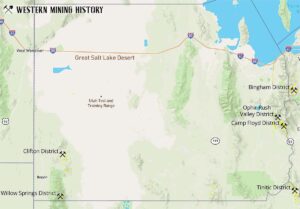 Principal Gold Districts of Utah – Western Mining History