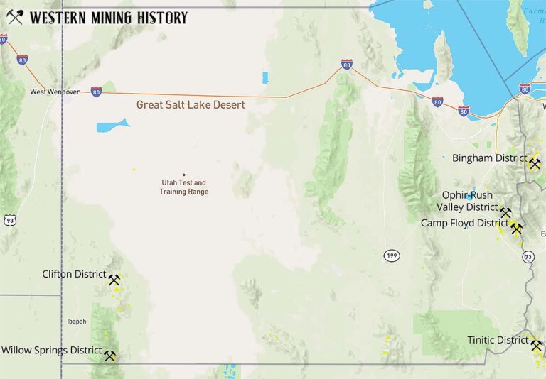 Principal Gold Districts of Utah – Western Mining History