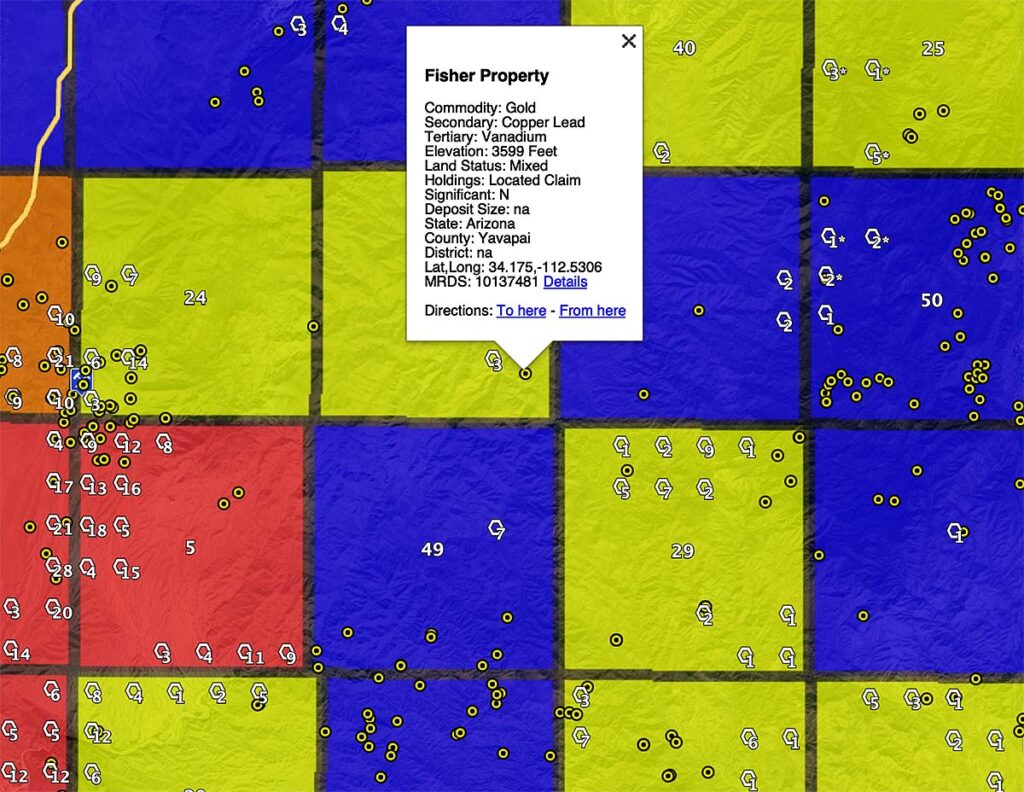 Gold Maps – Western Mining History